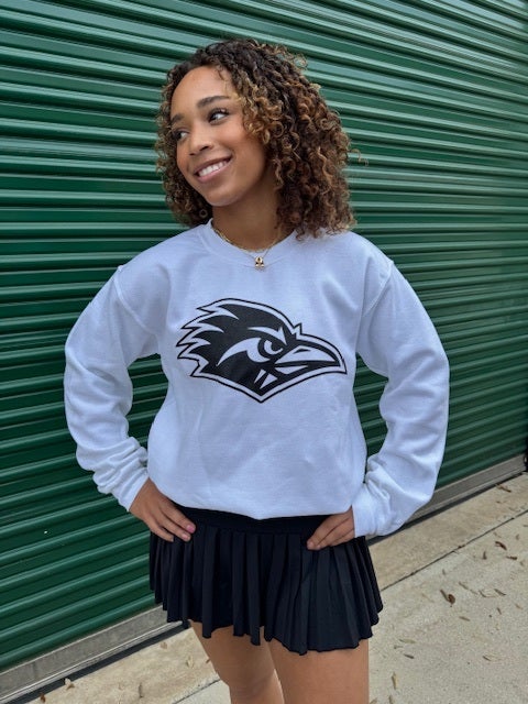 UTSA BIRD SWEATSHIRT WHITE AND BLACK | CHRISTY'S CLOSET